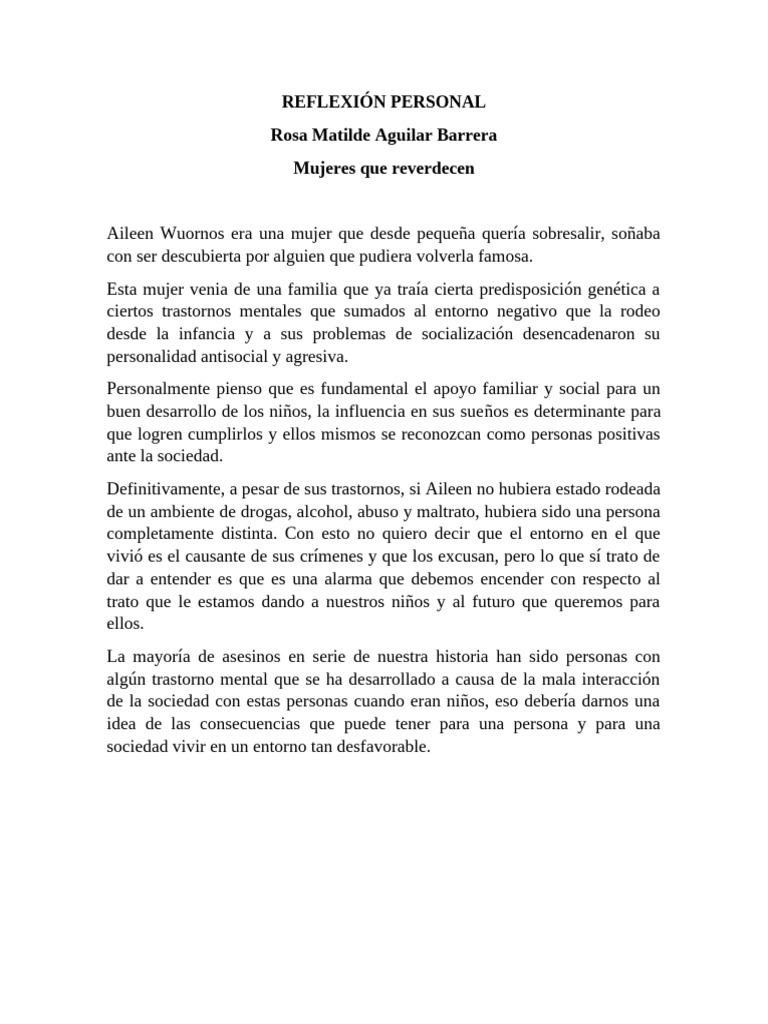 Aileen Wuornos | PDF