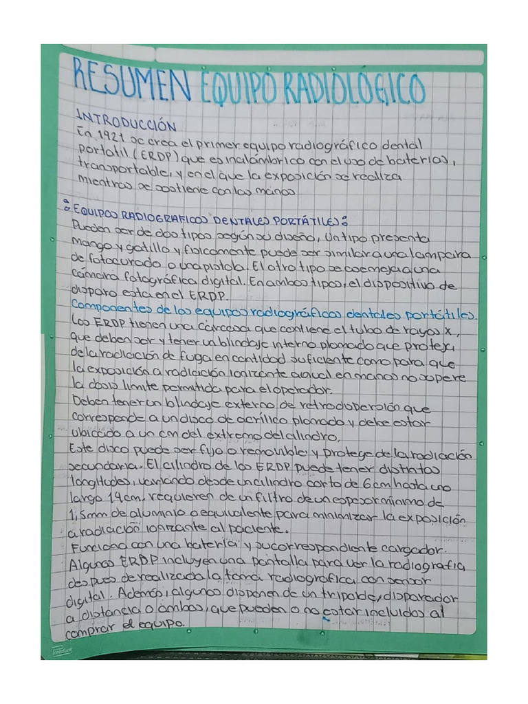 Resumen ERDP | PDF