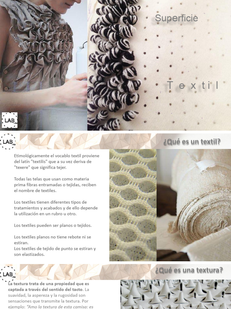 14-Tipos de Texturas | PDF | Textiles