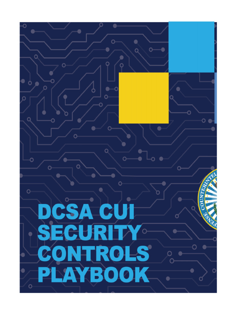 CUI Security Controls Playbook 28JUN2022 | PDF
