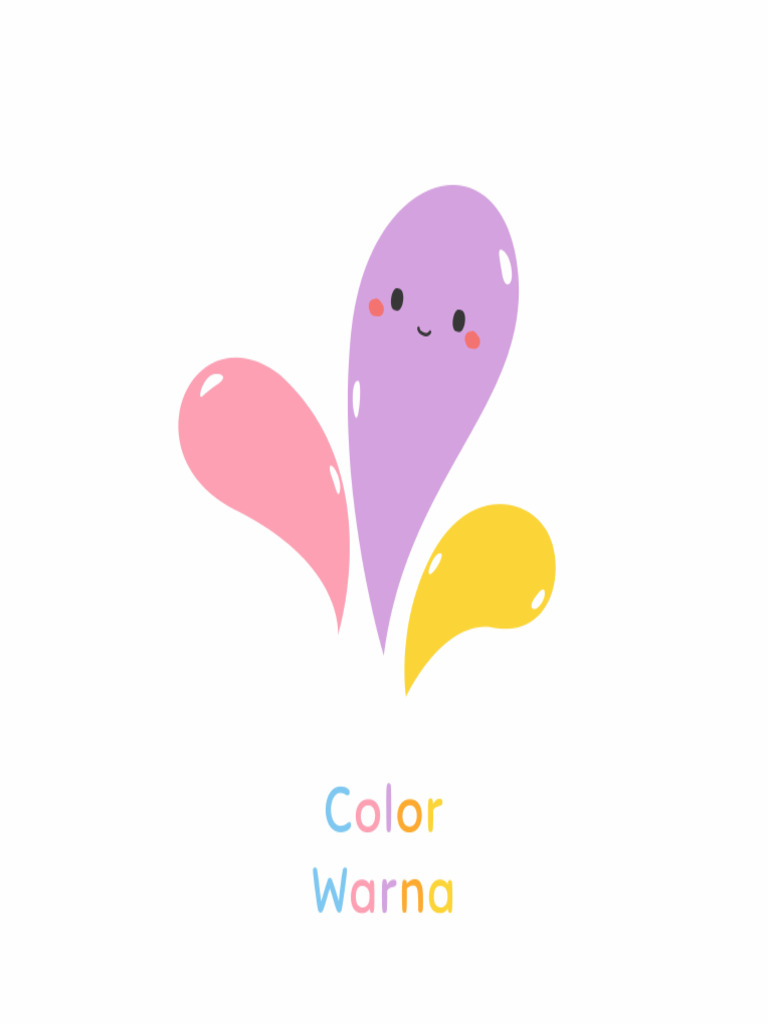 Flashcard Bilingual Warna | PDF