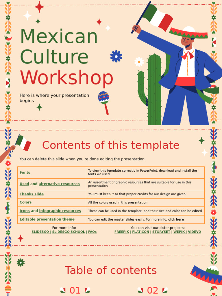 Mexican Culture Workshop by Slidesgo | PDF