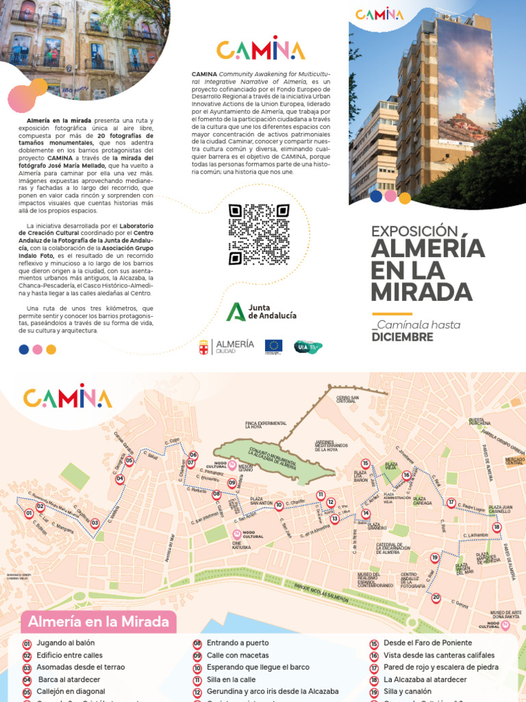 Triptico Mapa Fotos Camina | PDF