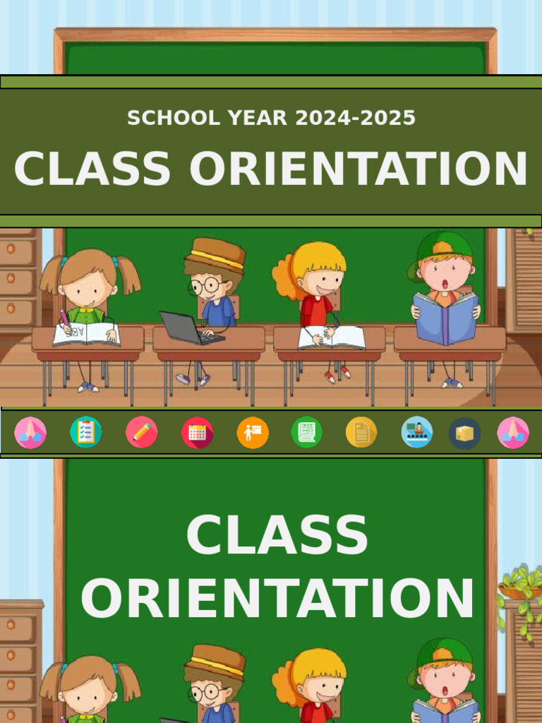 Class Orientation | PDF