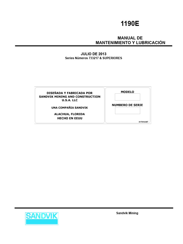 1190E 733217 Mant | PDF