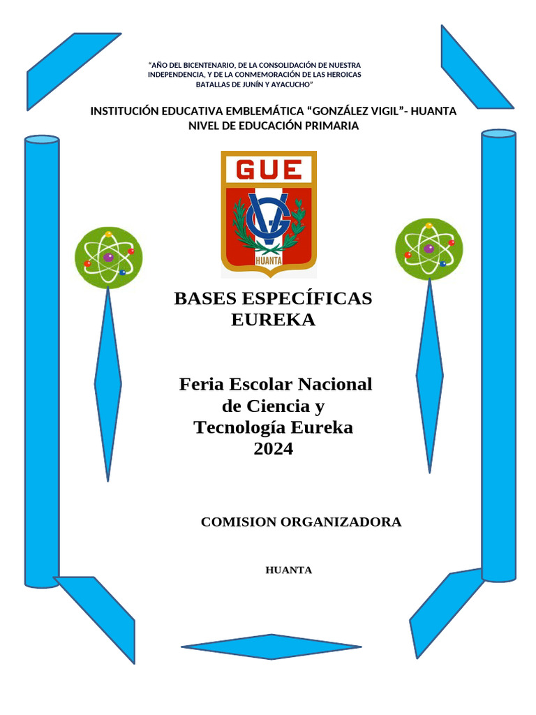 Bases Generales de FENCYT 2024 | PDF