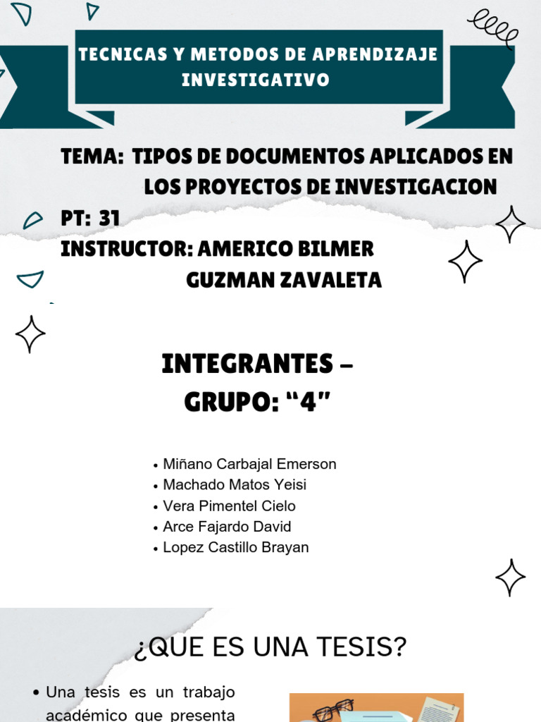Tipos de Documentos | PDF