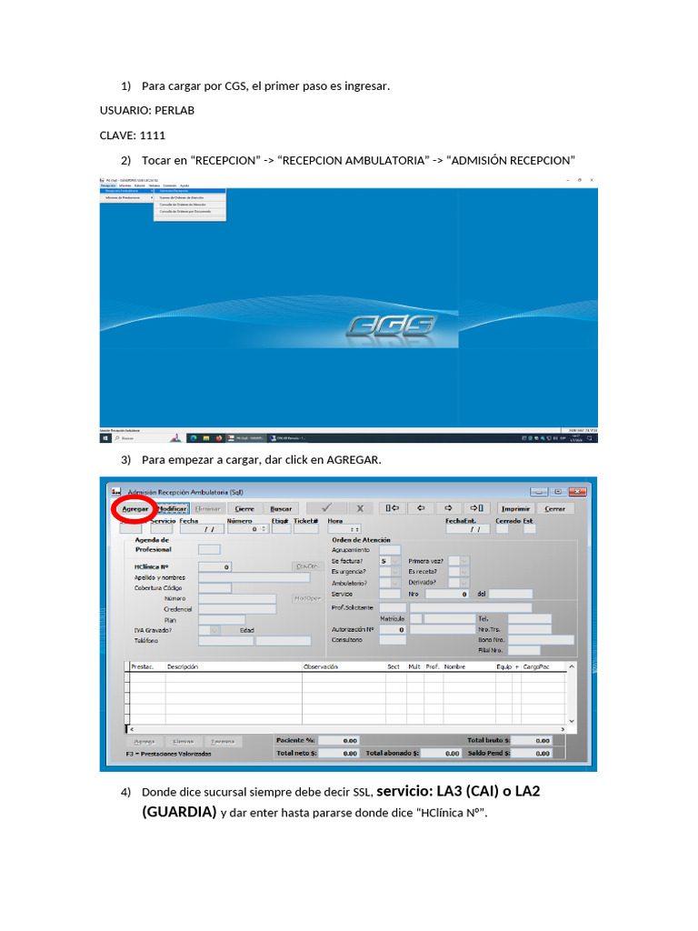 Instructivo Cgs | PDF
