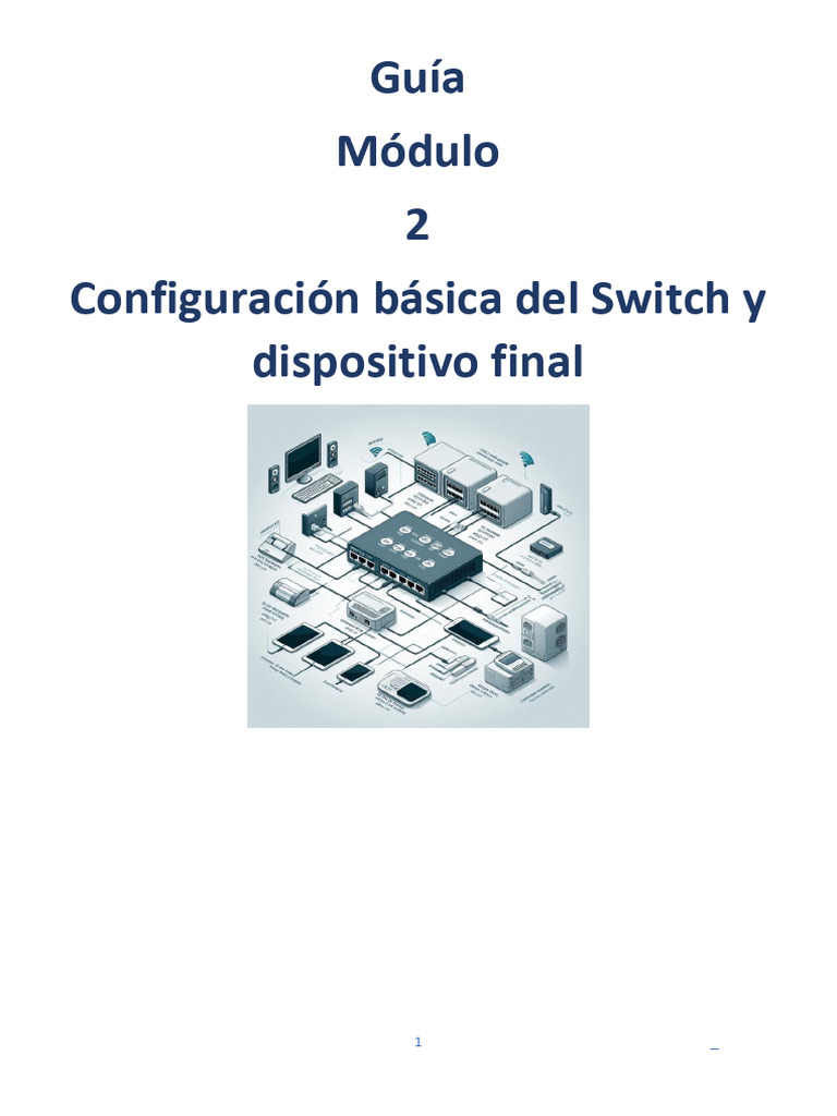 Guia Modulo 2 Configuración Básica de Switches y Terminales | PDF