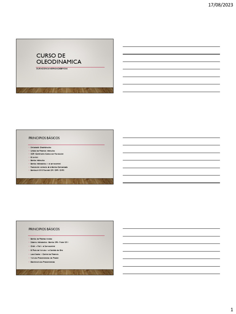 Curso de Oleohidraulica - Ashx | PDF