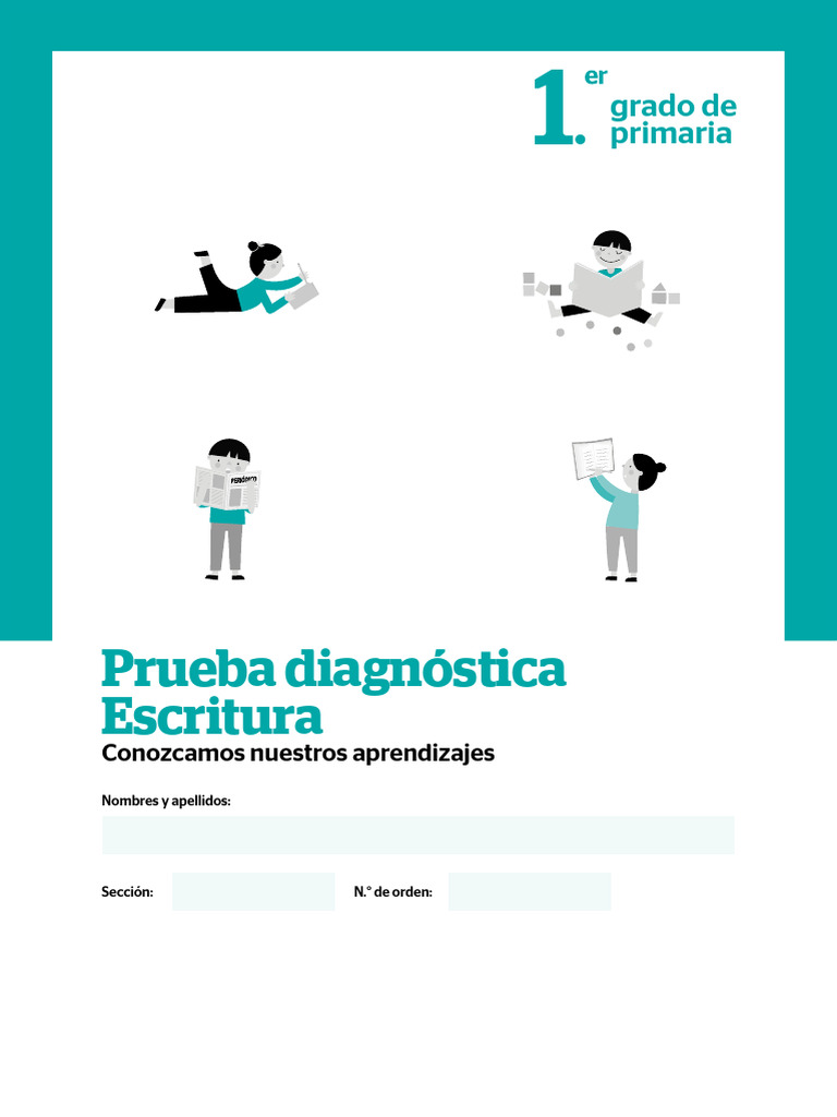 1er Grado Evaluacion Escritura Pdf