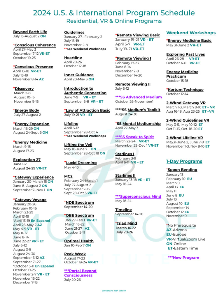 2024-program-schedule | PDF