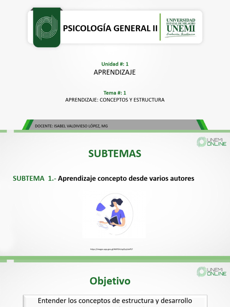 Psic gen Unif Dia Unidad 1 y 2 EXAMEN 1 | PDF