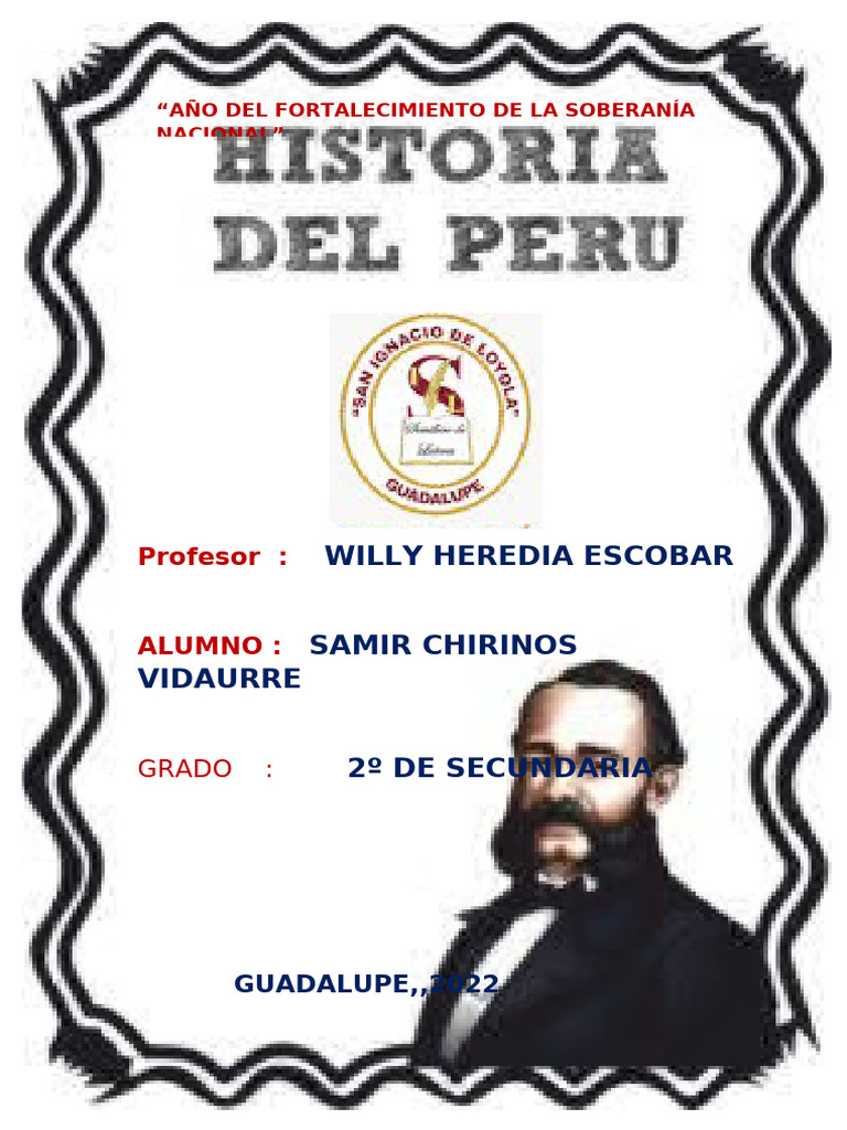caratula de historia del perú | PDF