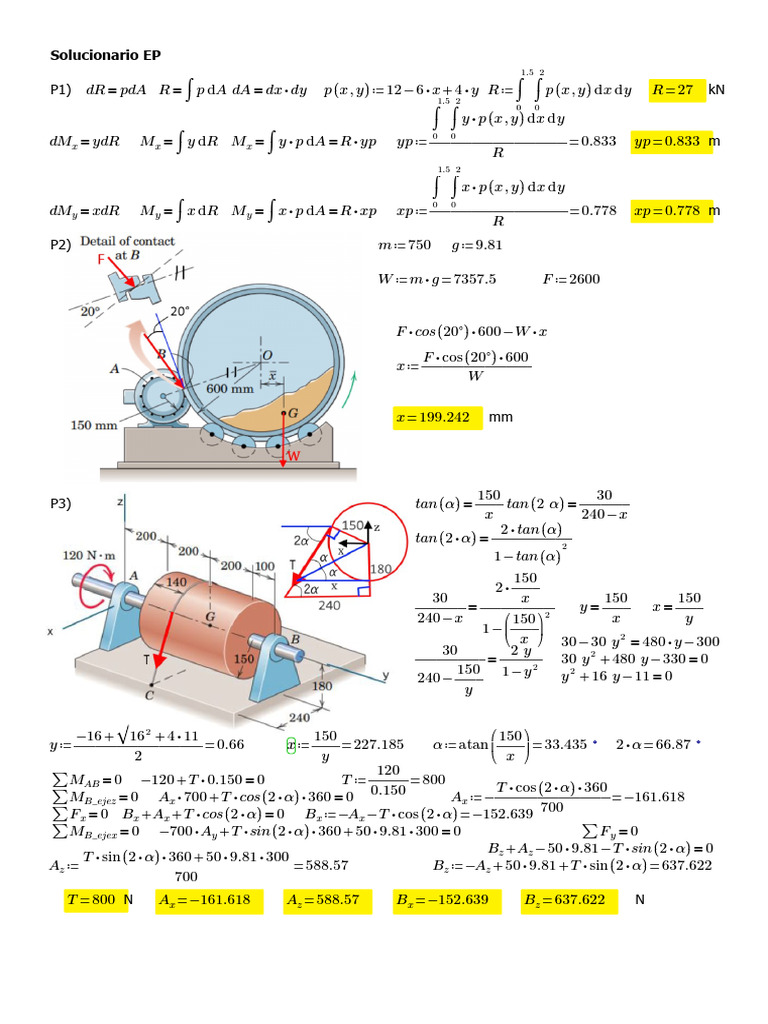 MC 337 EP Solucionario | PDF