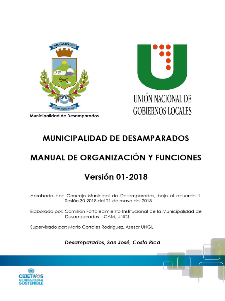 Manual de Organizacion y Funciones | PDF