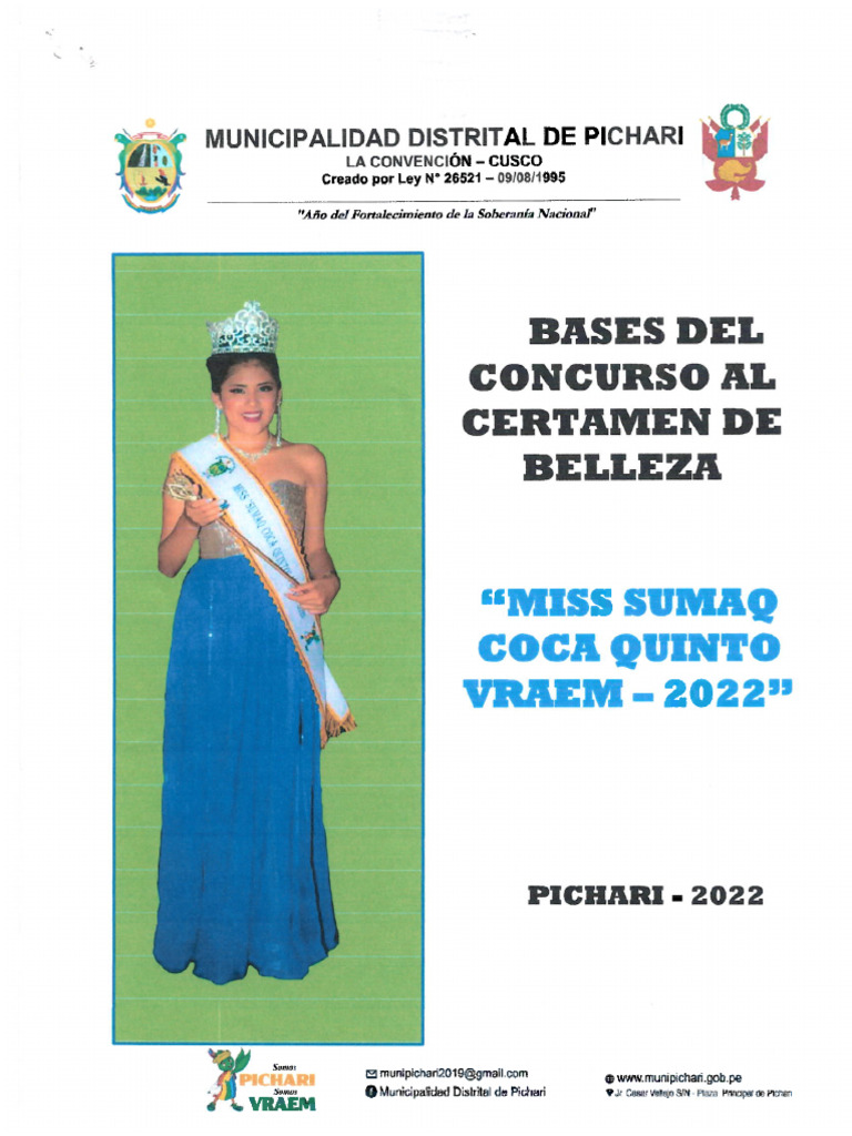 Bases Del Certamen | PDF