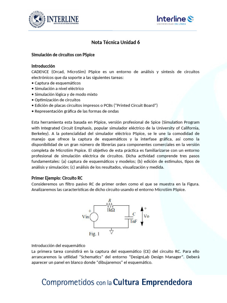 003 Nota Técnica Unidad 6 | PDF