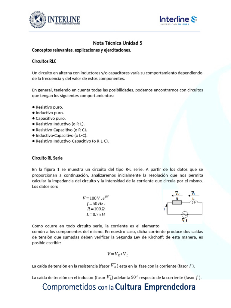 003 Nota Técnica Unidad 5 | PDF
