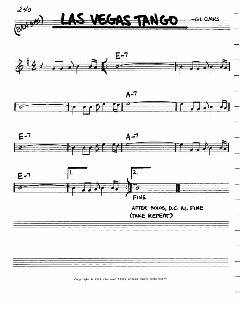 Las Vegas Tango | PDF