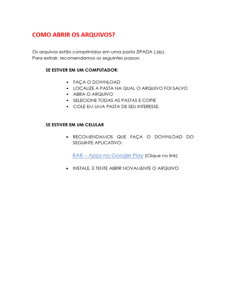 COMO+ABRIR+OS+ARQUIVOS | PDF