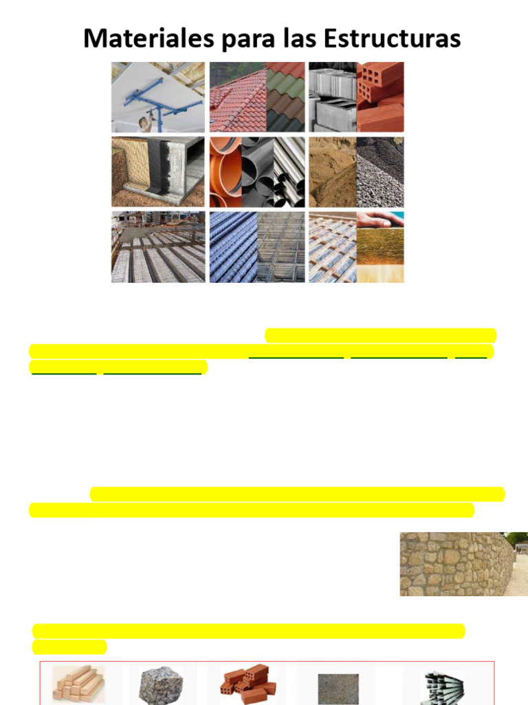 07 Materiales para Las Estructuras | PDF