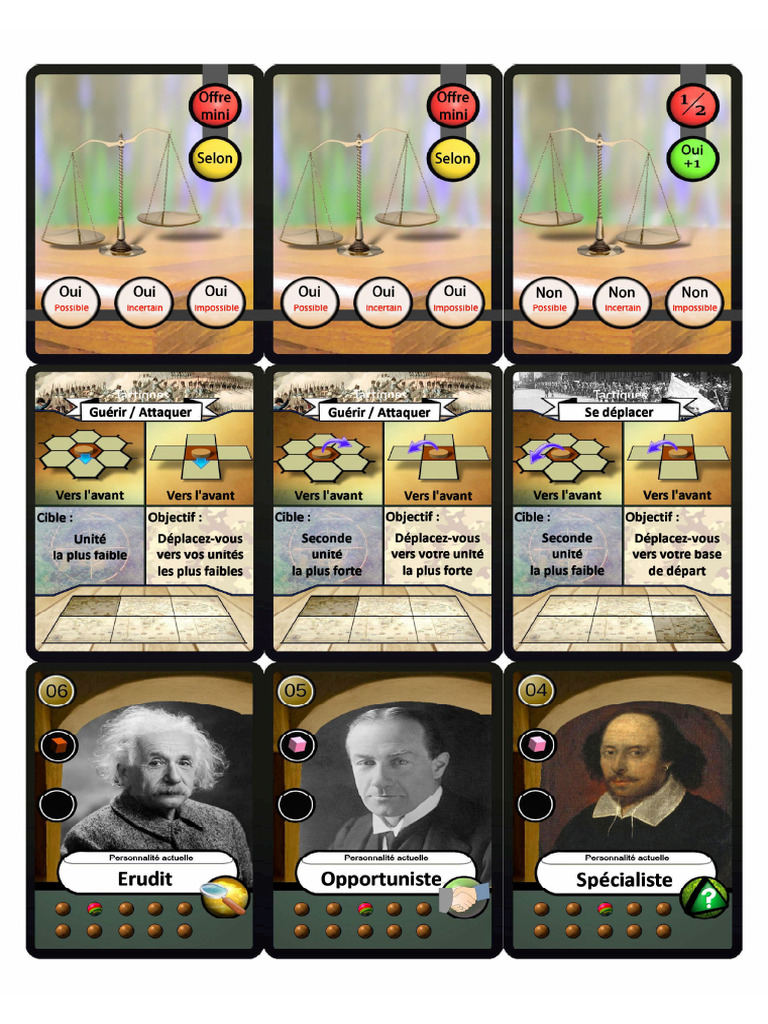 The Solo System - Cartes Recto | PDF