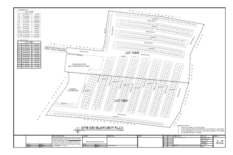 Housing Layout A 2 | PDF