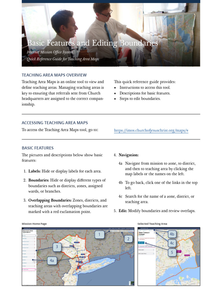 Teaching Area Maps - Quick Reference Guide | PDF