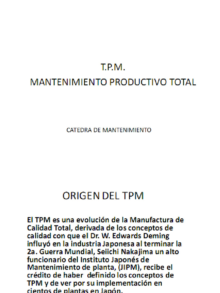 TPM | PDF