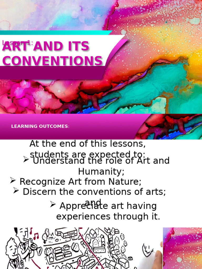 LESSON 1 Art and Its Conventions | PDF