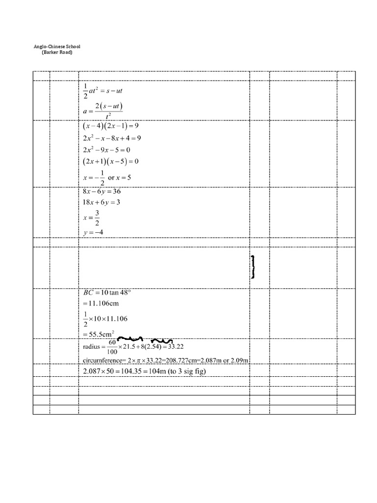 ACSBR 2023 4EXP Prelim MA P2 MS | PDF