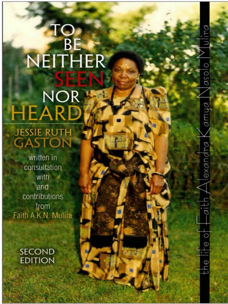 To Be Neither Seen Nor Heard by Jessie Gaston | PDF