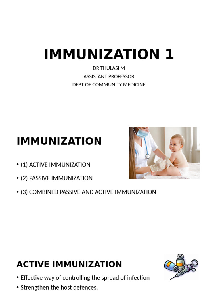 IMMUNIZATION | PDF