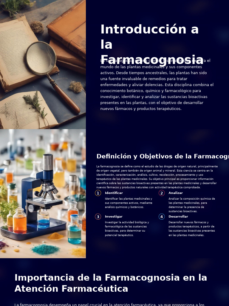 Introduccion A La Farmacognosia | PDF