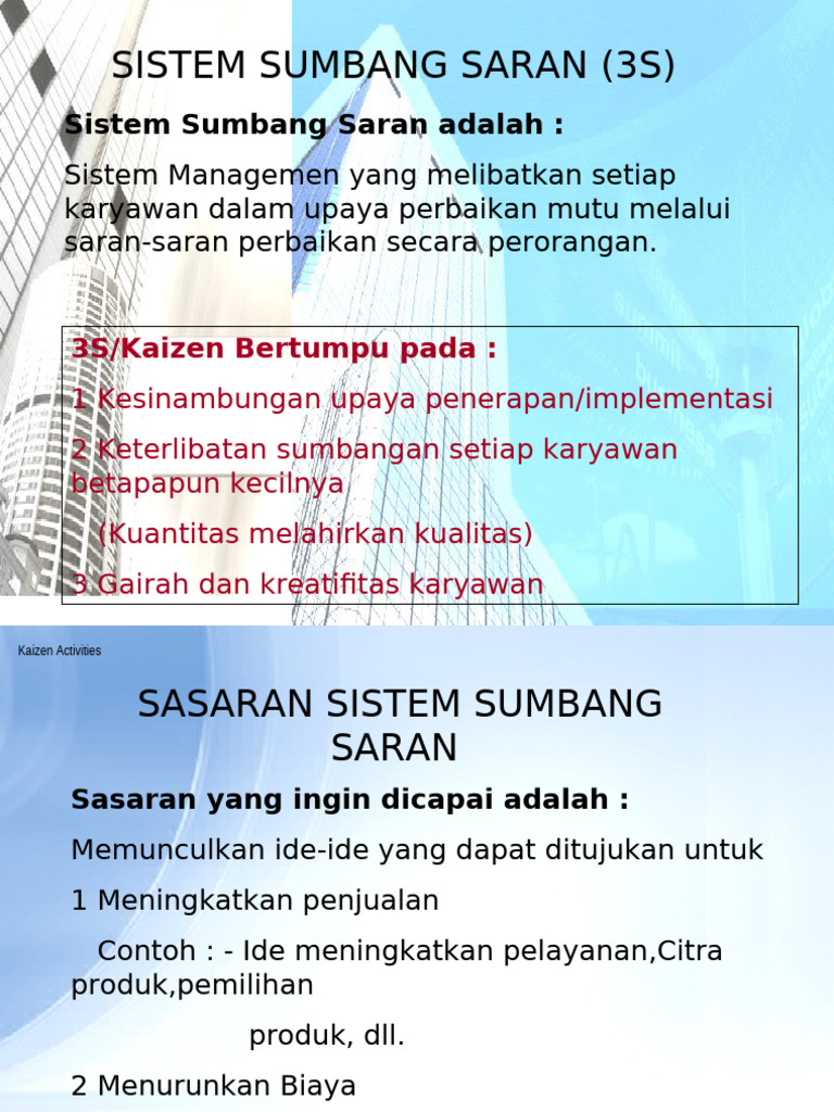 Sistem Sumbang Saran | PDF