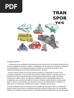 Medios de Transporte Secuencia Didactica | PDF | Aprendizaje | Enseñando