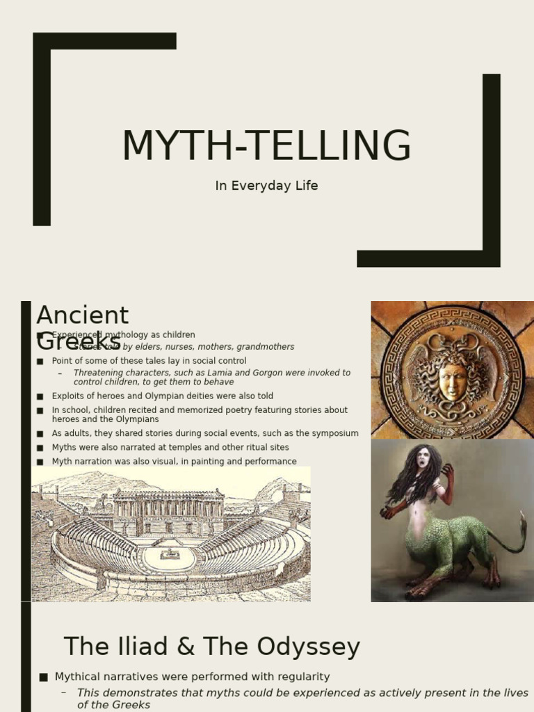 LIT 2000 Myth-Telling & Into To The Iliad | PDF