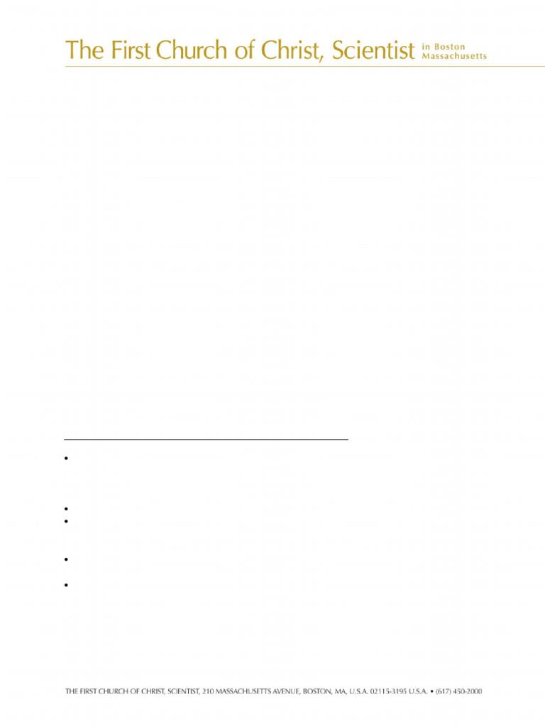 Ciência Cristã - O Que Faz Um Praticista | PDF | Science