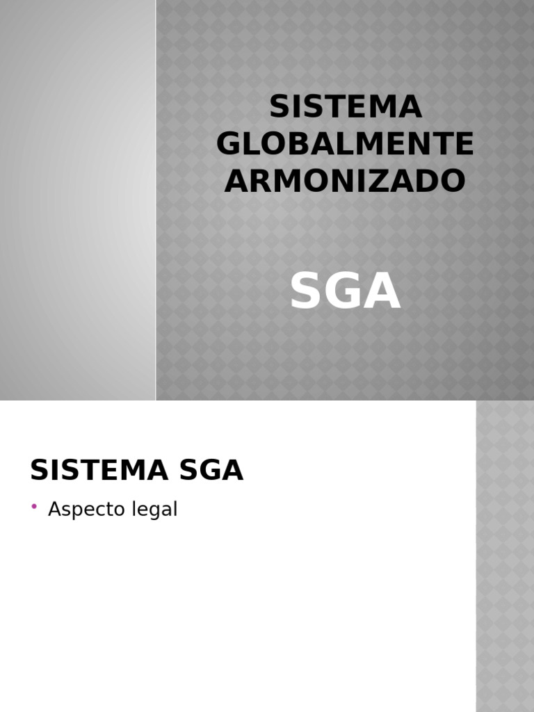 Sga Capacitación | PDF