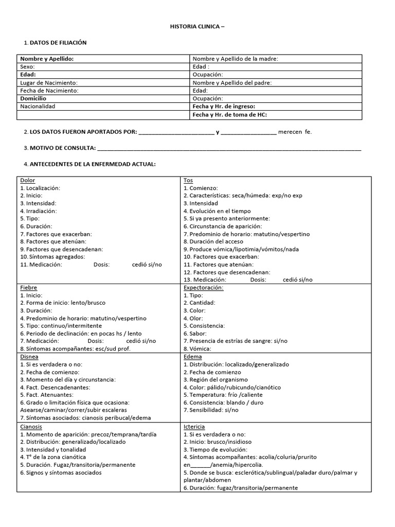 HC Completa Med I | PDF