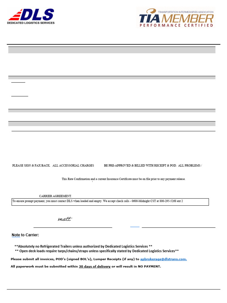 Load Confirmation 1734621 | PDF