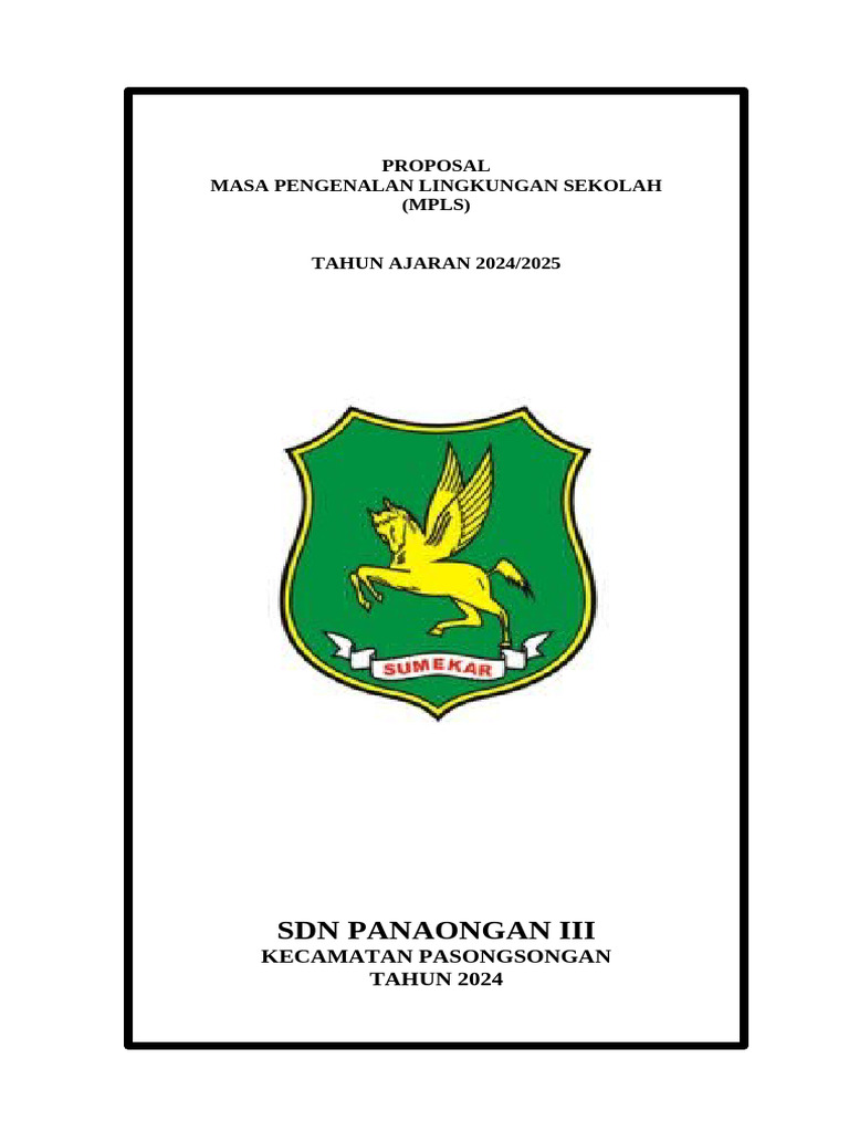 03 Proposal MPLS Tahun 2024-2025 | PDF