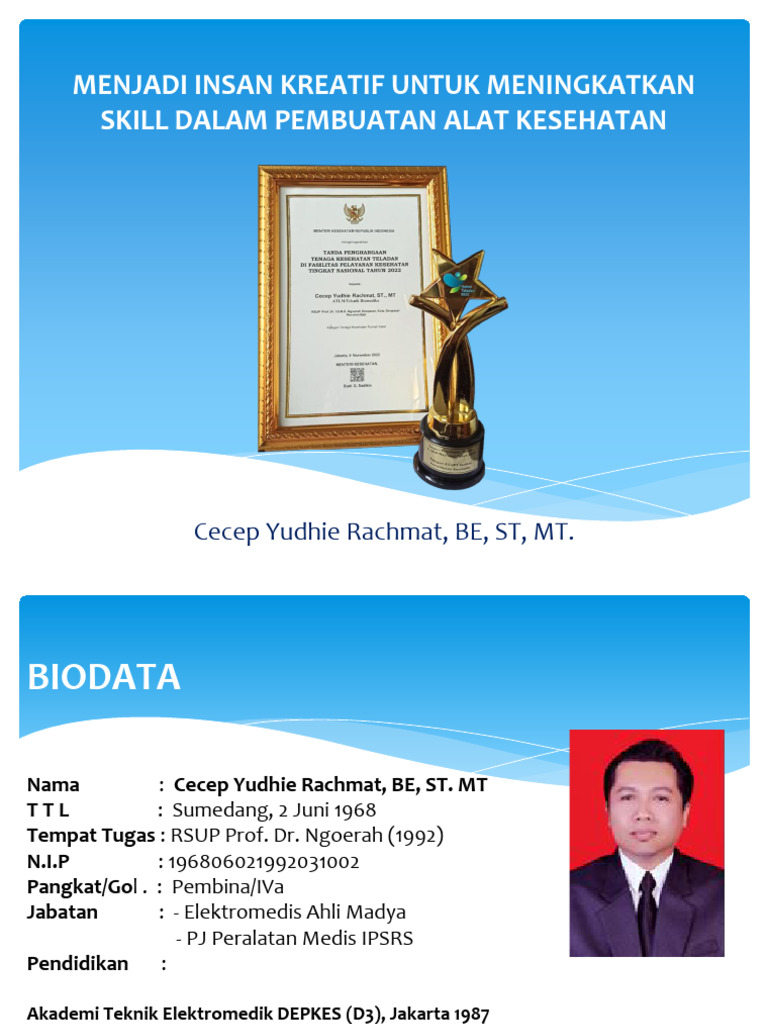 MATERI & CV PAK CECEP - 20122024 - NEWs | PDF