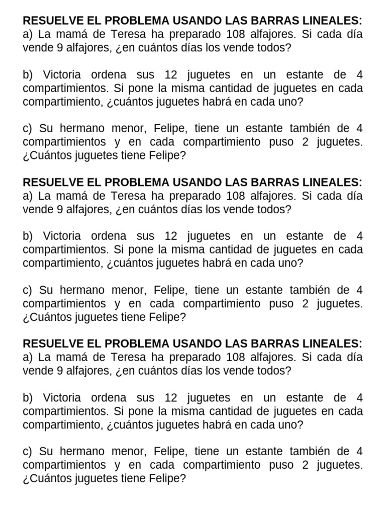 Problemas Con Divisiones | PDF