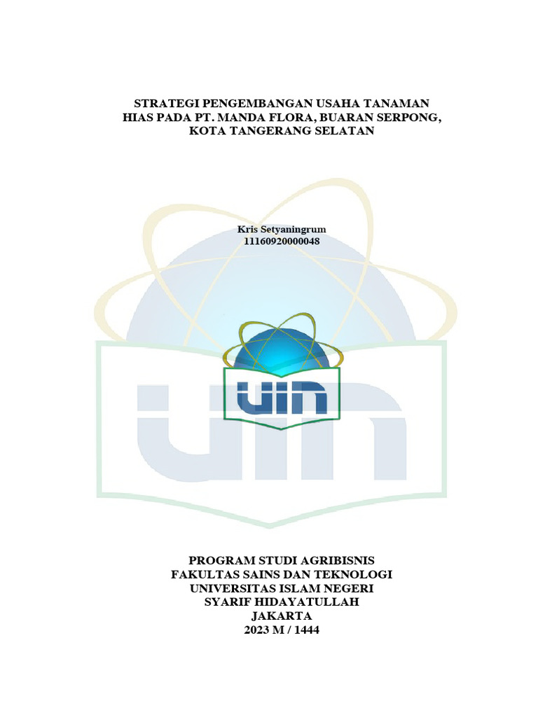Kris Setyaningrum FST | PDF