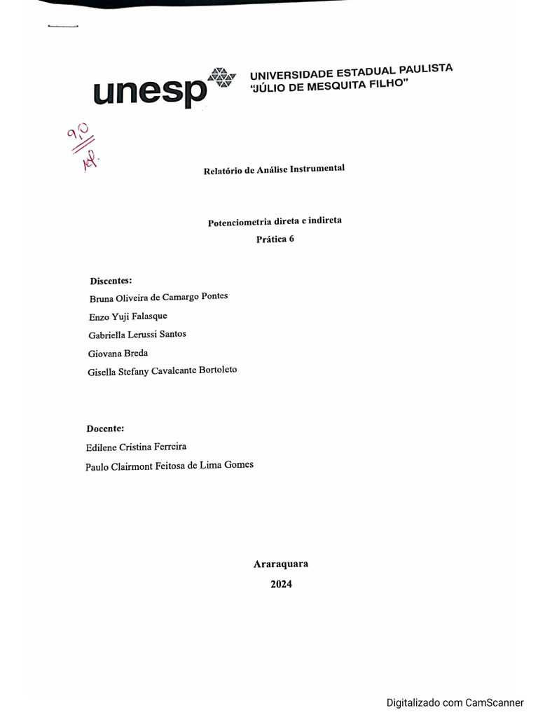 Relatório 6 Corrigido | PDF