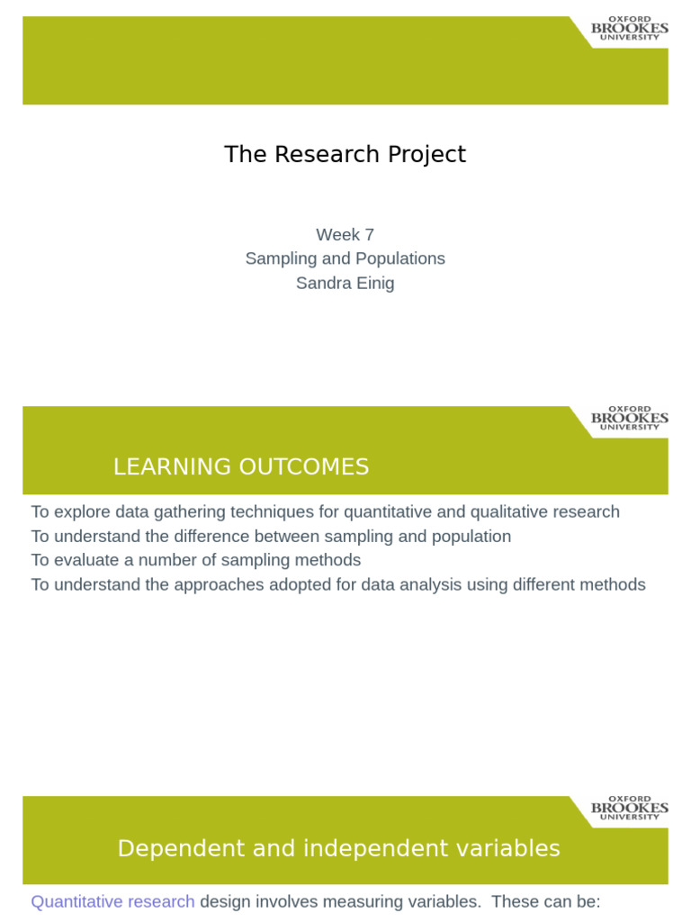 Week 7 Lecture Notes - v2 | PDF