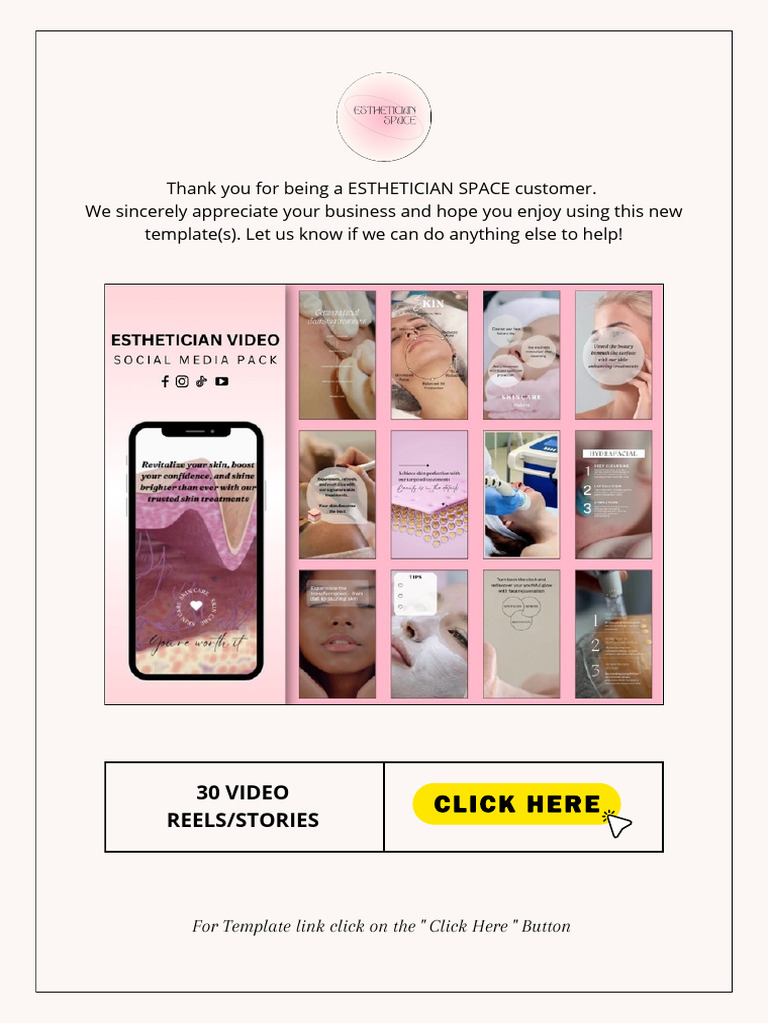 Esthetician Video Pack 2 | PDF