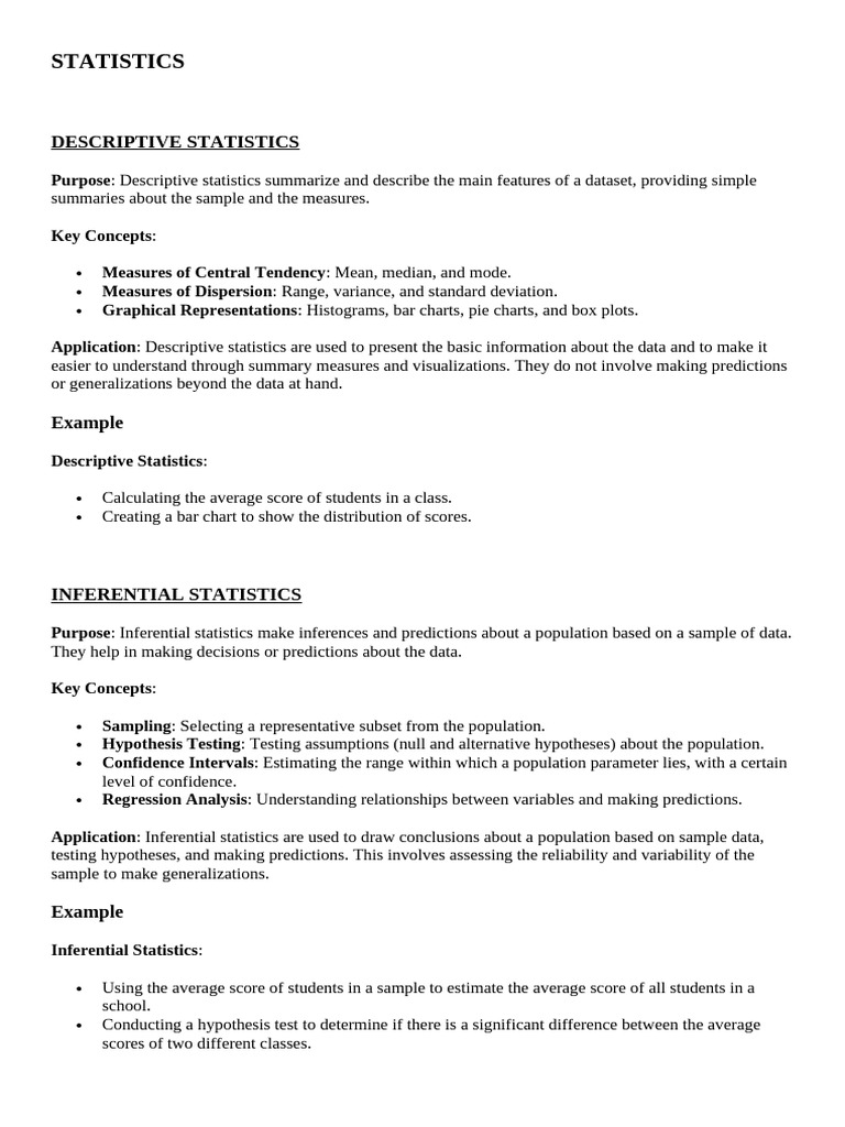 STATISTICS Review | PDF | Statistics | Science & Mathematics
